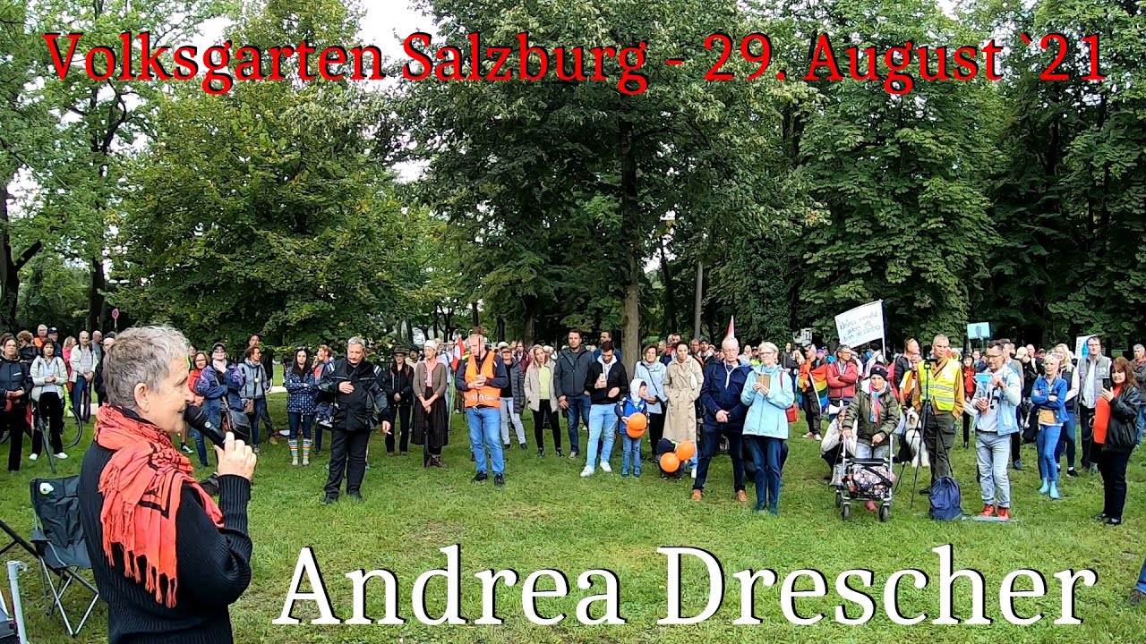 Menschen mit Mut - Rede von Andrea Drescher in Salzburg am 29. August ...