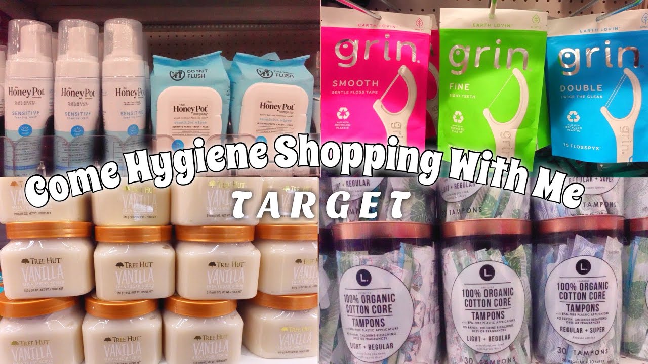 Let's go hygiene shopping at TARGET | DRY SKIN TIPS+ FEMININE HYGIENE ...