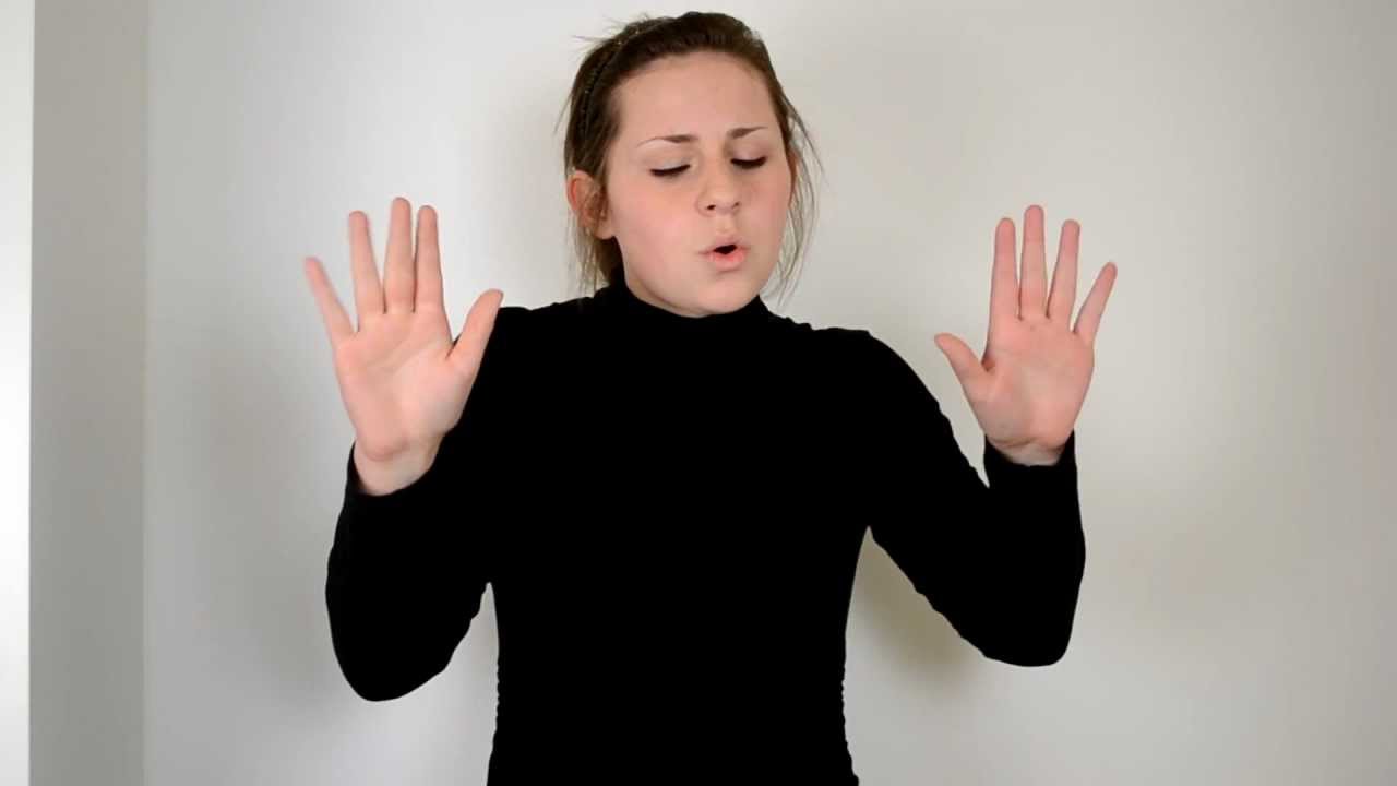 Someone like you- Adele singing and sign language - YouTube