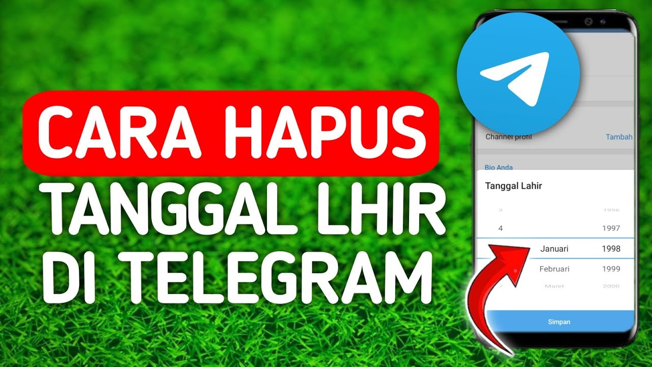 Cara Menghapus Tanggal Lahir Di Aplikasi Telegram - YouTube