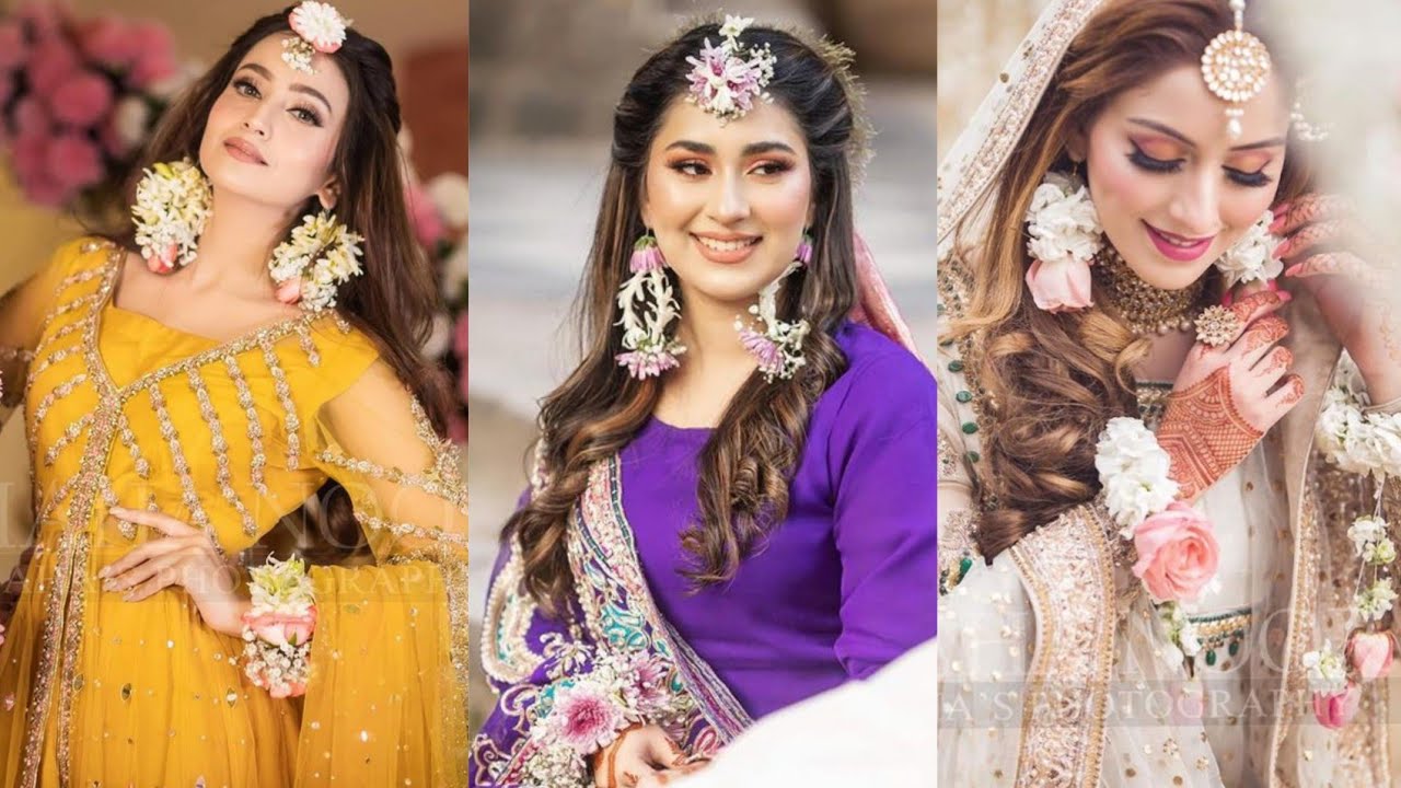 Latest Bridal Floral Jewellery Designs 2021/ Gajry Designs/ Floral ...