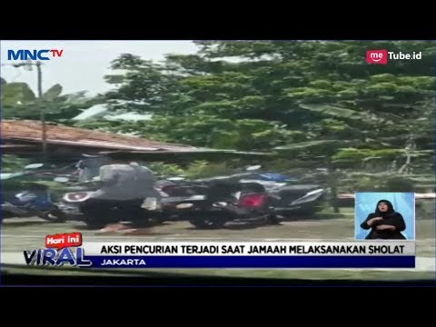 Viral! Gerombolan Bocah Sisir Motor dan Curi Barang Jemaah Salat Jumat - LIS 04/04