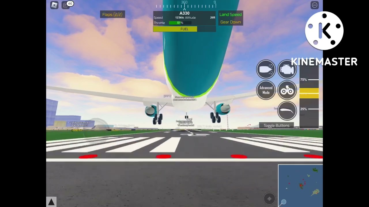 #swiss001landing | Aer Lingus A330 Landing at GR | Roblox Pilot ...