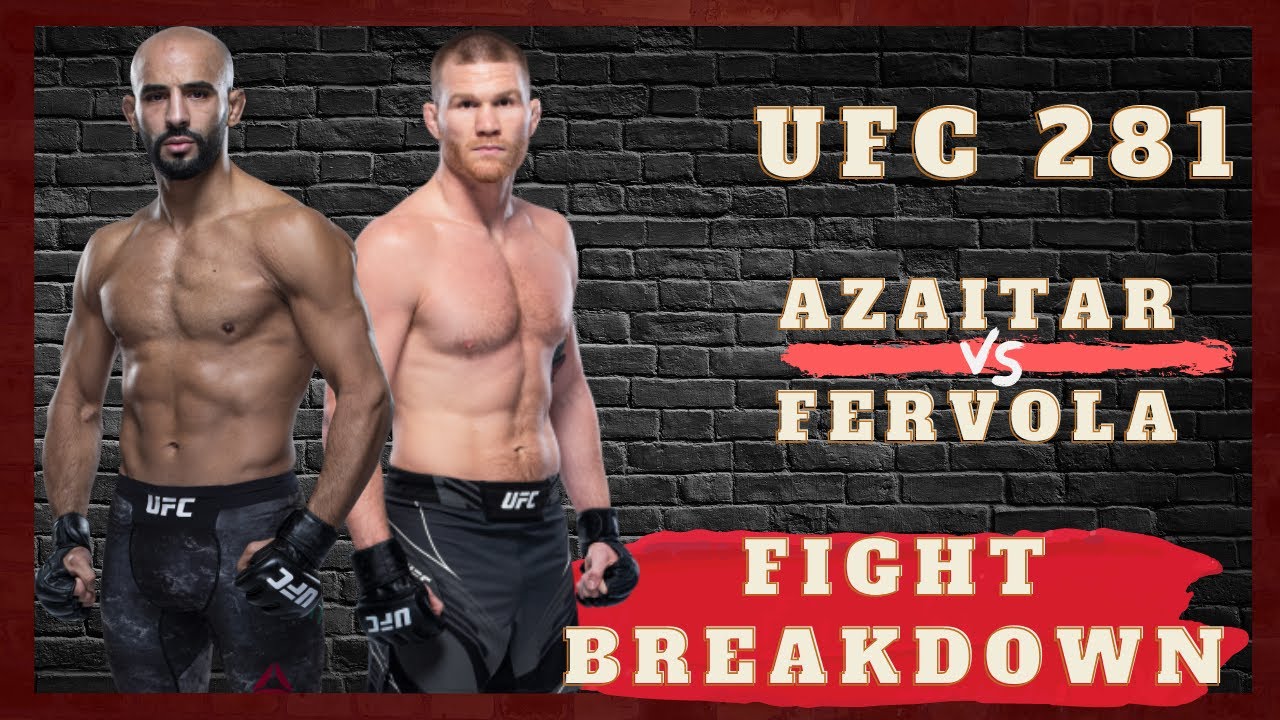 Ottman Azaitar vs Matt Fervola | UFC 281 Fight Preview - YouTube