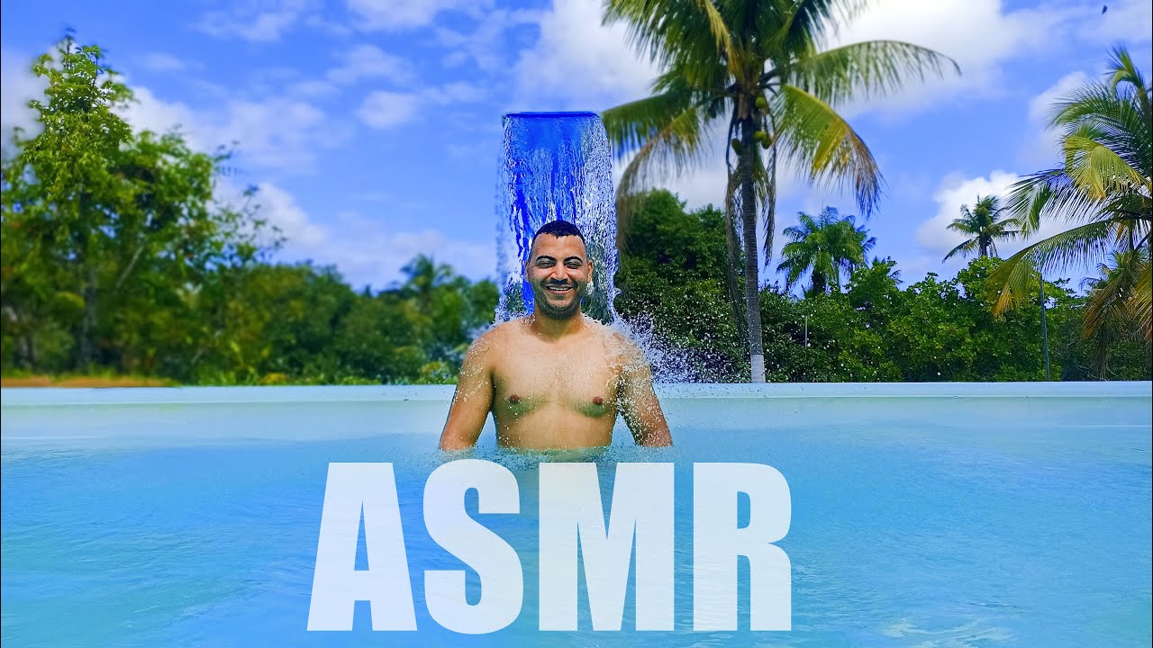 ASMR NA PISCINA 🌊 - YouTube