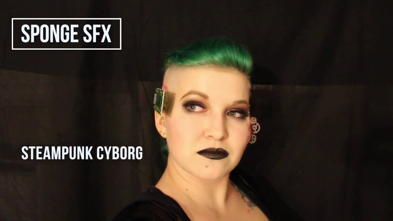 Steampunk Cyborg Makeup Tutorial - YouTube