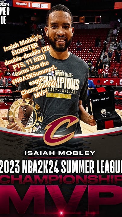 Isaiah Mobley & the Cavs win the SUMMER LEAGUE CHAMPIONSHIP, + the MVP #NBA #MVP #Shorts # ...