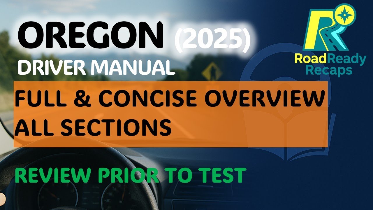 Oregon Driver Manual 2024-2025 – Full & Concise Overview ...