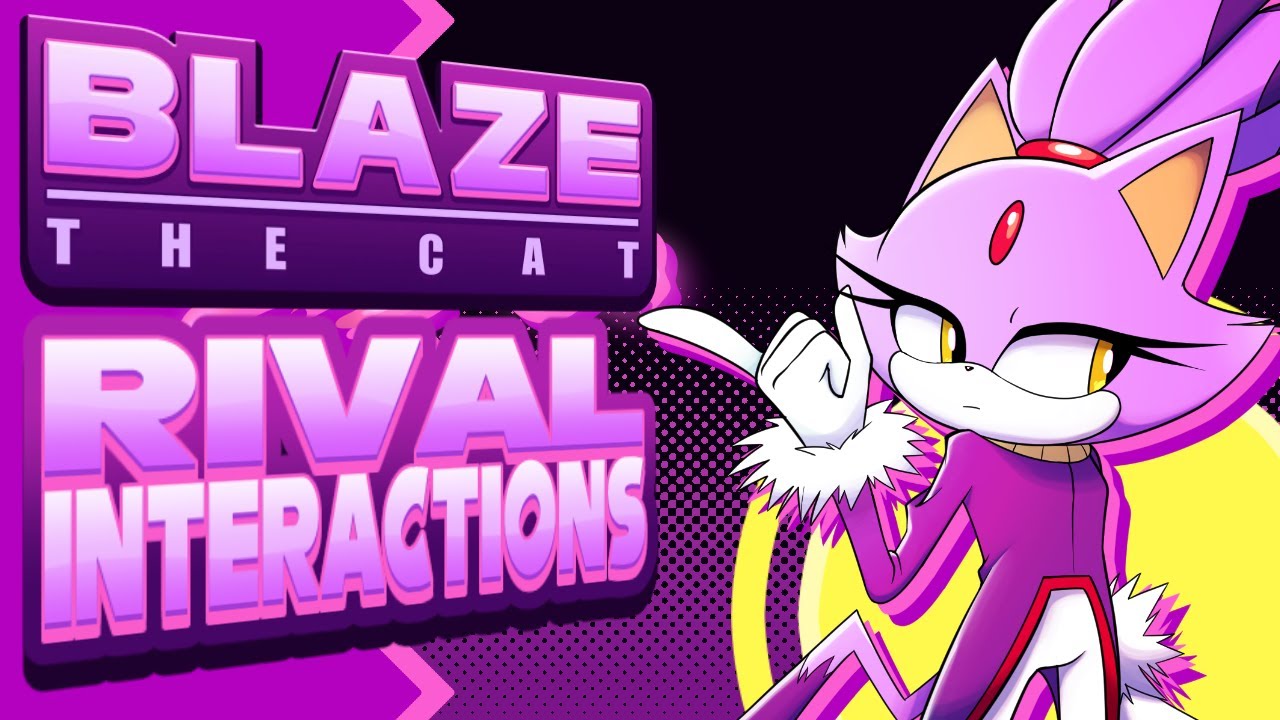 Sonic Racing: CrossWorlds All Blaze the Cat Rival Interactions - YouTube