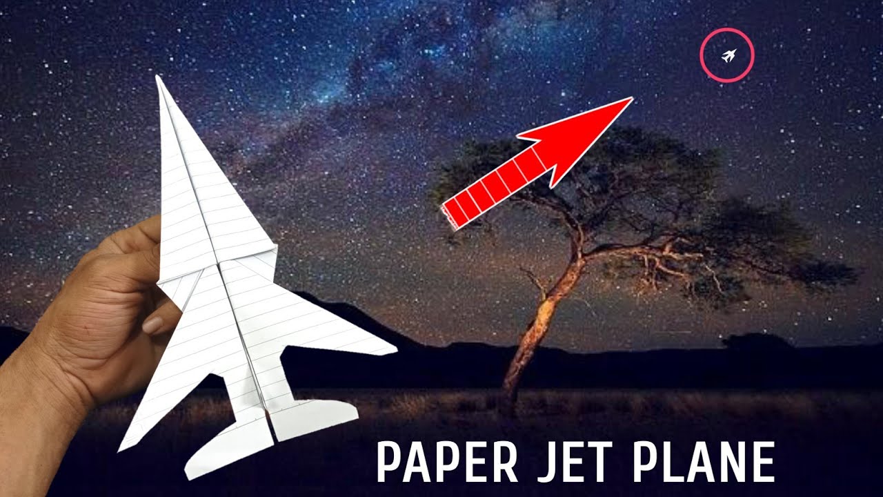 Paper Jet Plane🛩️ - How to make an Origami Jet Plane to Fly High. - YouTube