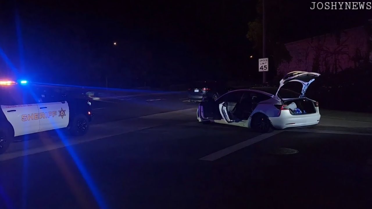 Tesla police chase in Temecula Ca 08-19-2024 - YouTube