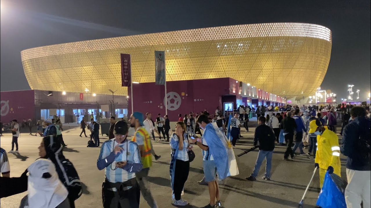 Fans Entrance Argentina vs Croatia at Lusail Stadium 2022 FIFA World ...