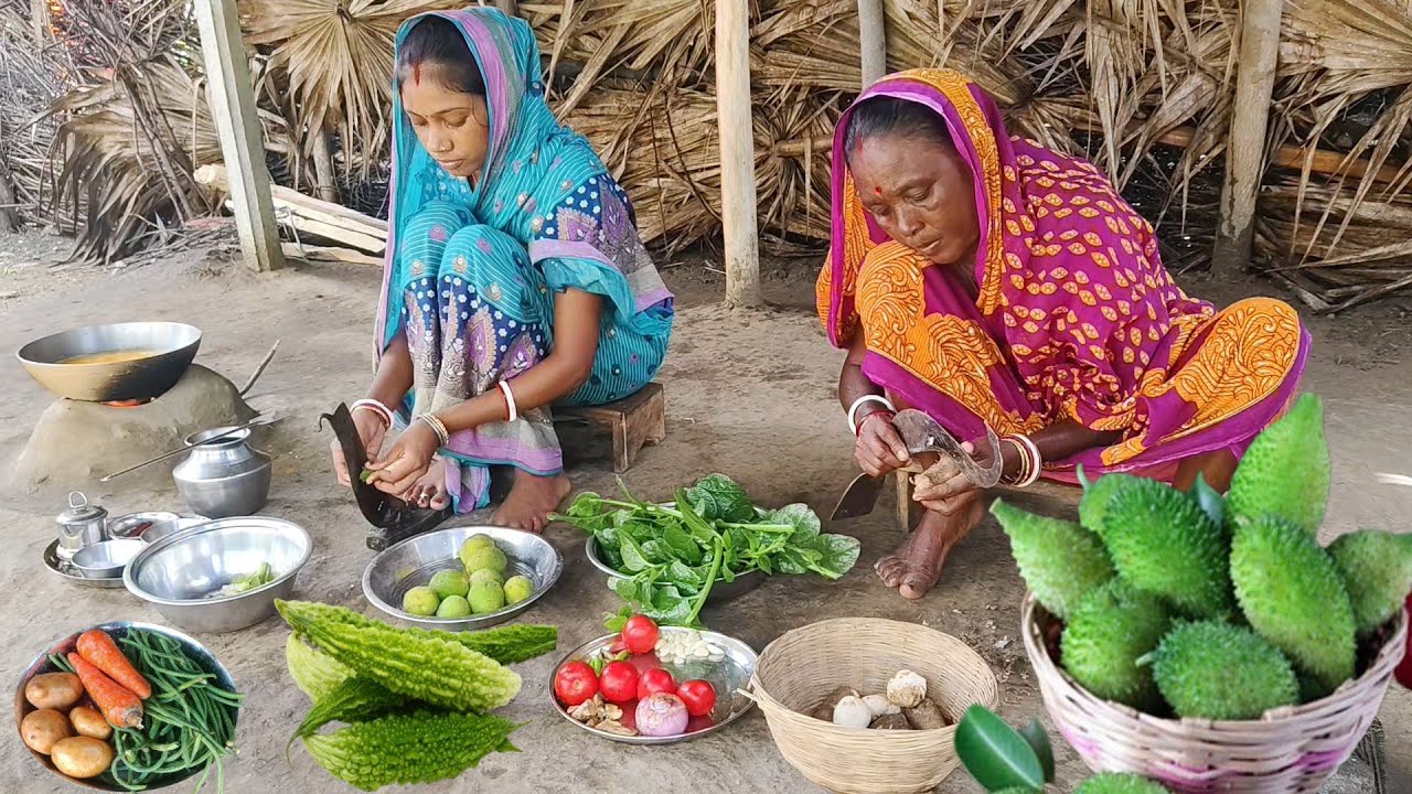 this season tow to cook rural village life cooking fress VEGETABLES ...