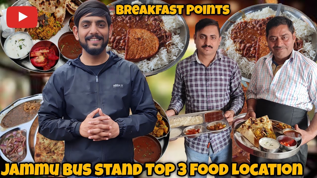 Top 3 breakfast points near bus stand jammu || India Street food ...