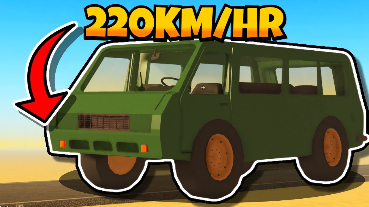 Military Humvee + VAN = 220KM/HR.. (Roblox A Dusty Trip) - YouTube