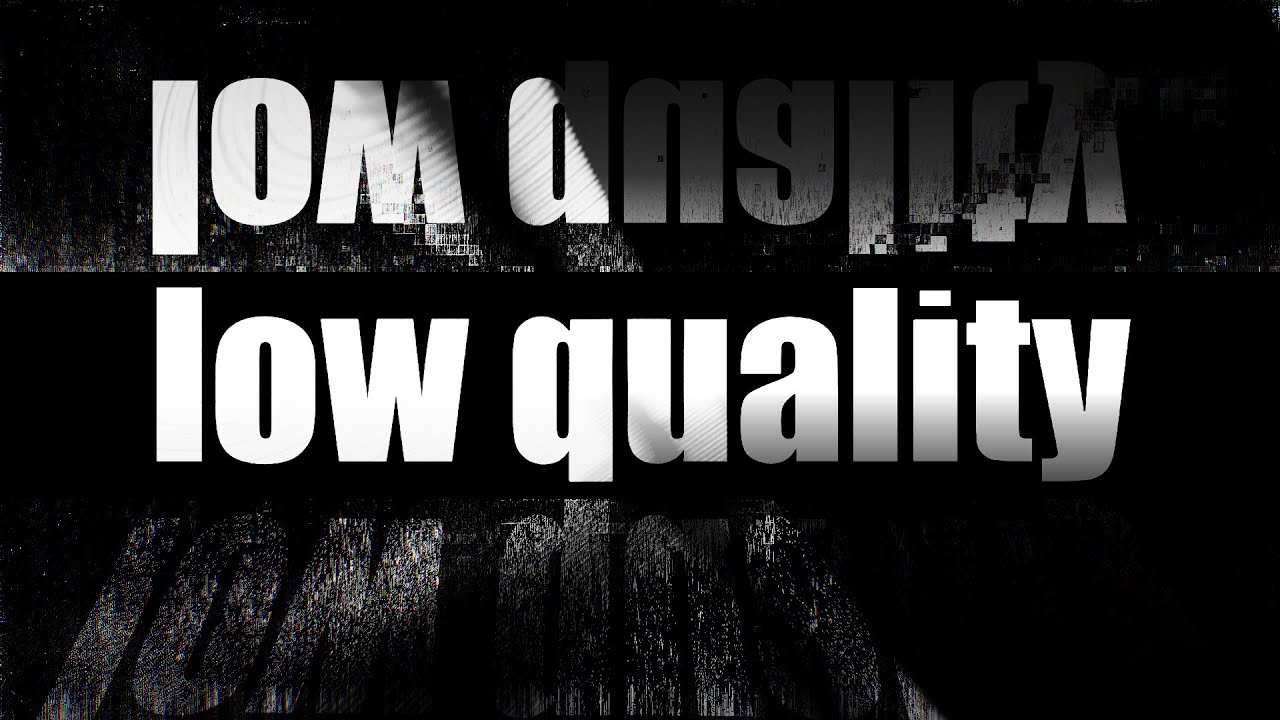 Low Quality [Audio] - YouTube