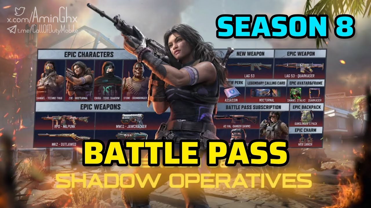 SHADOW. OPERATIVES - Battle Pass SEASON 8 - YouTube