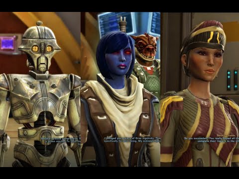 SWTOR: Coruscant Story Arc | Jedi Consular | ♀️ Female Chiss | 🔴 Dark ...