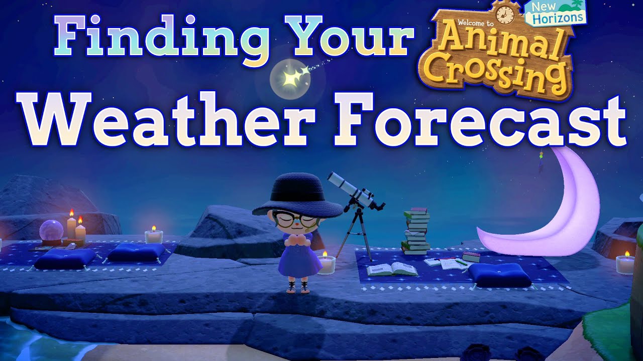 Finding Your Weather Forecast in Animal Crossing: New Horizons - YouTube