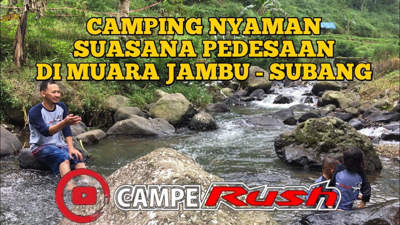 Camping di Muara Jambu Subang - YouTube