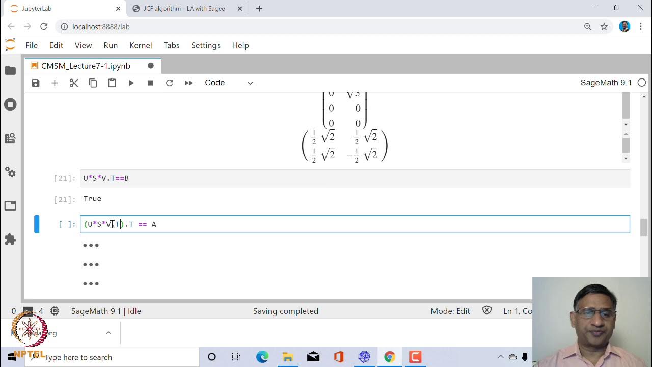Application of SVD to image processing - YouTube