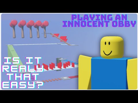 Playing An Innocent Obby:) - YouTube