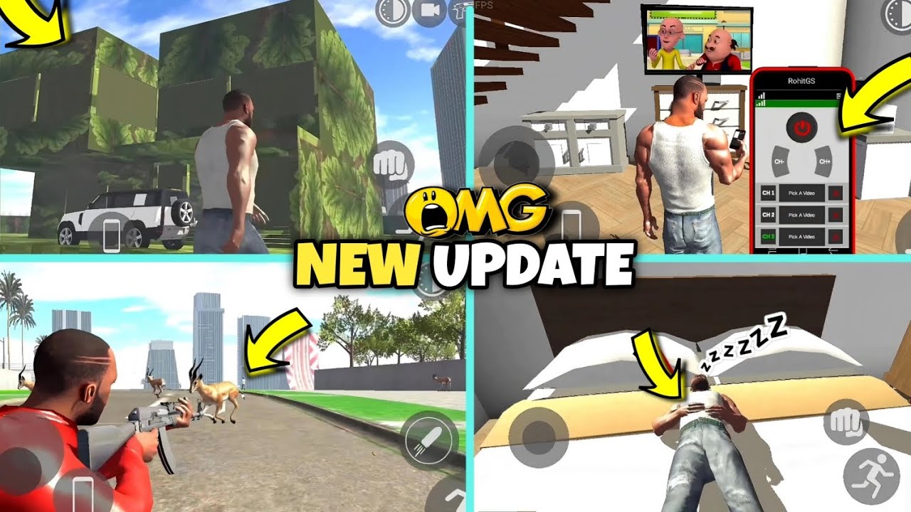 Indian Bike Driving 3d 😲 New Update Tv On + Dear Cheat Code + House Texture 2025 New Update ...