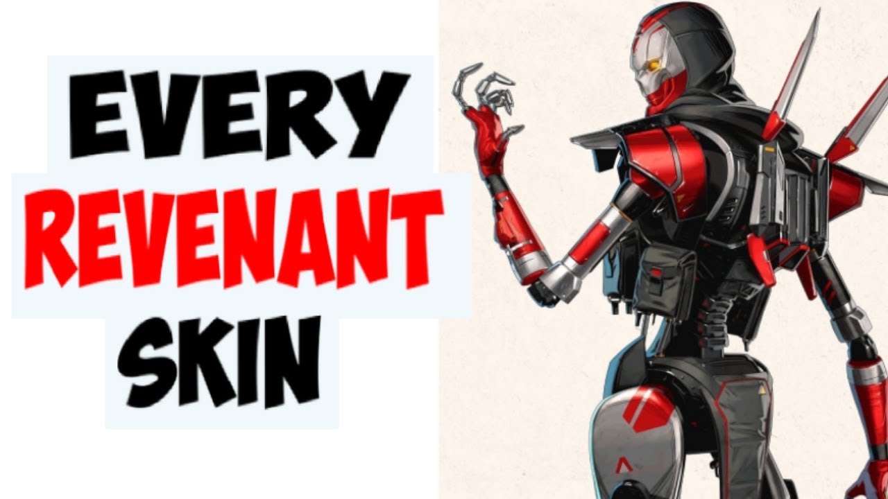 All 98 of Revenant's Skins in Apex Legends (Rarest Skins) - YouTube