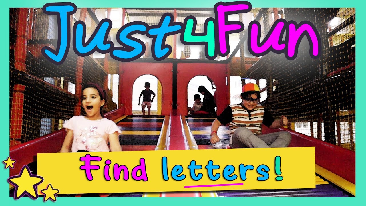 Find letters and learn the colors at Just 4 Fun Playground | Kids ...
