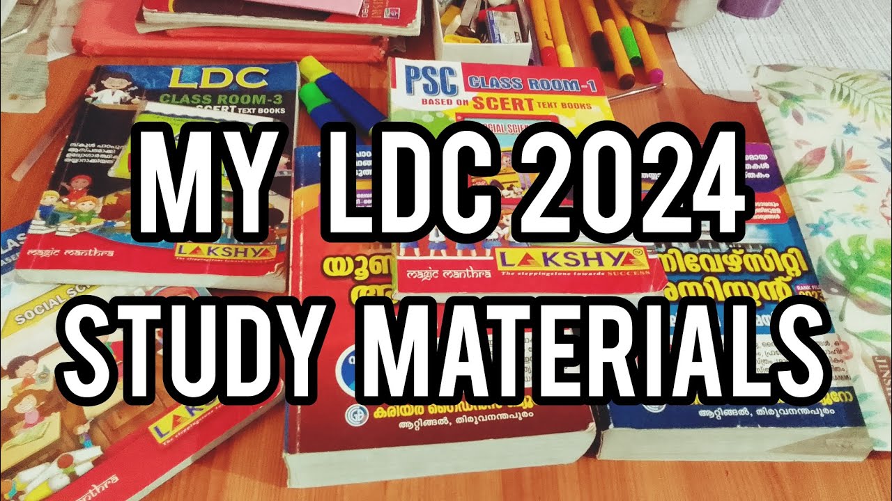 My Study Materials for LDC 2024 #psc - YouTube