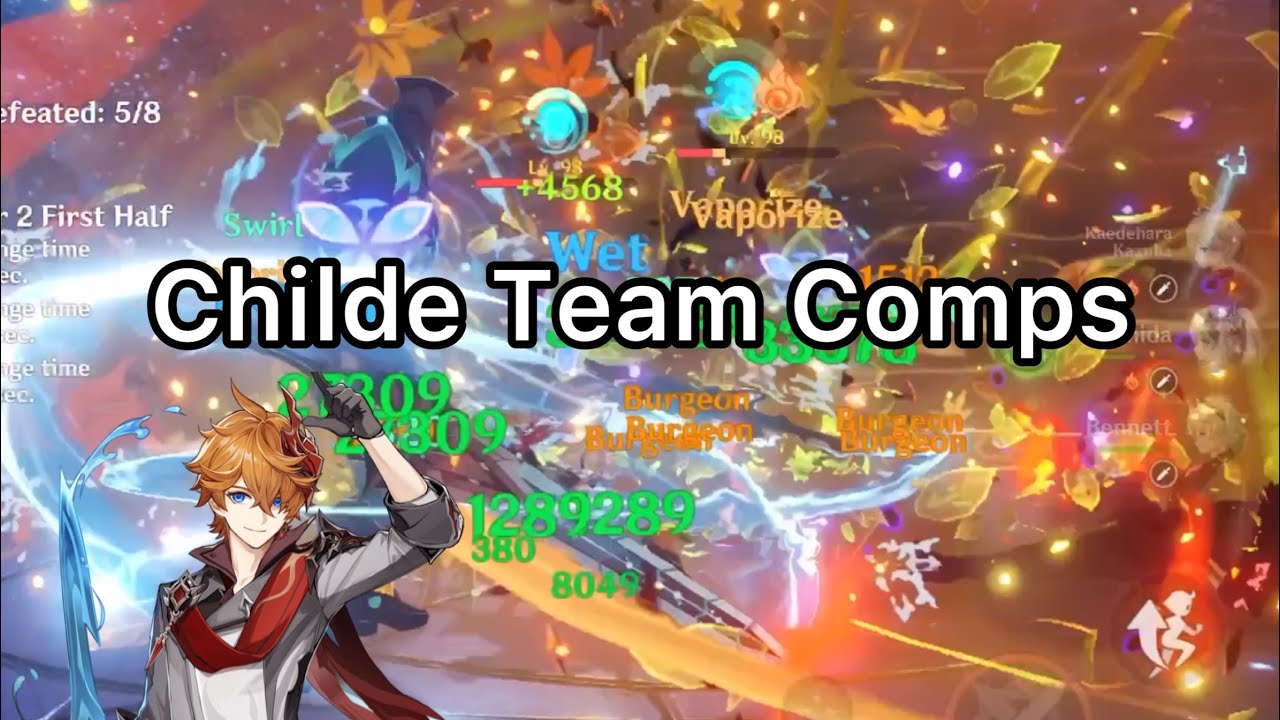 Riptide Supremacy 🐳 | 8 Satisfying Childe Team Comps | Genshin Impact ...