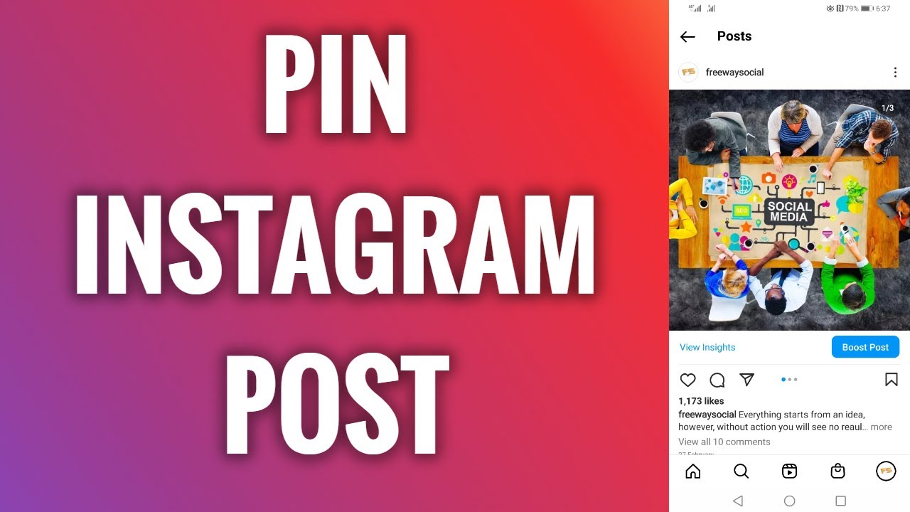 How To Pin Instagram Post - YouTube