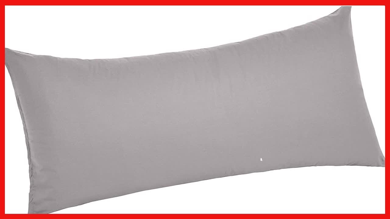 Great product - Amazon Basics Ultra-Soft Body Pillow Cover Pillowcase ...
