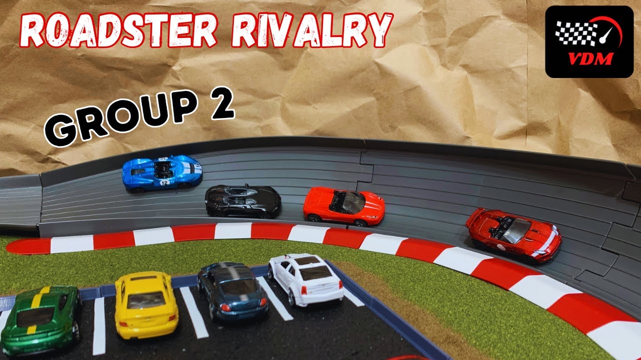 Roadster Rivalry Tournament | Group 2 | Diecast Car Racing - YouTube