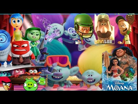 Trolls vs moana vs Inside vs funny vs piggy vs Cars vs Skibidi - YouTube