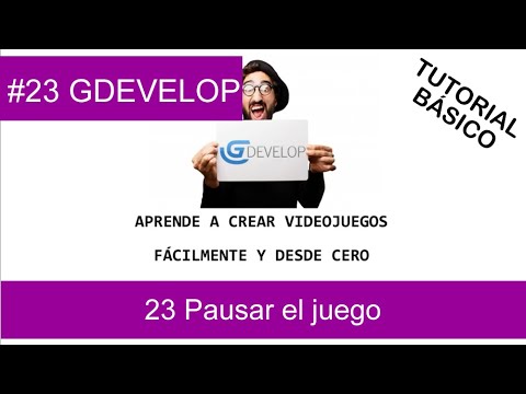 [Parte 23] Curso Gdevelop. Pausar el juego. Con menú de pausa y sin menú de pausa. - YouTube