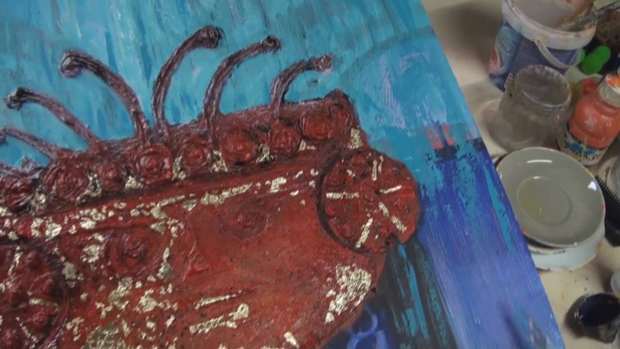 How to make a peruvian mask (Maria del Carmen Aguilar). - YouTube