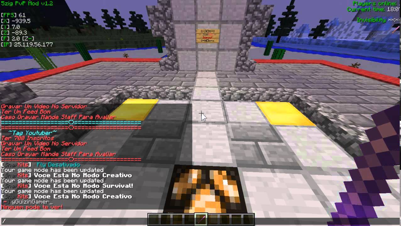 Server De KitPvP Para Download 1.7.2 #2 Com Mapa E Plugins (Configurados) - YouTube