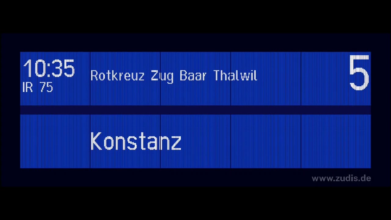 Gleis 5 IR 75 nach Konstanz in Luzern | Isabelle Augustin Stimme | Alte ...