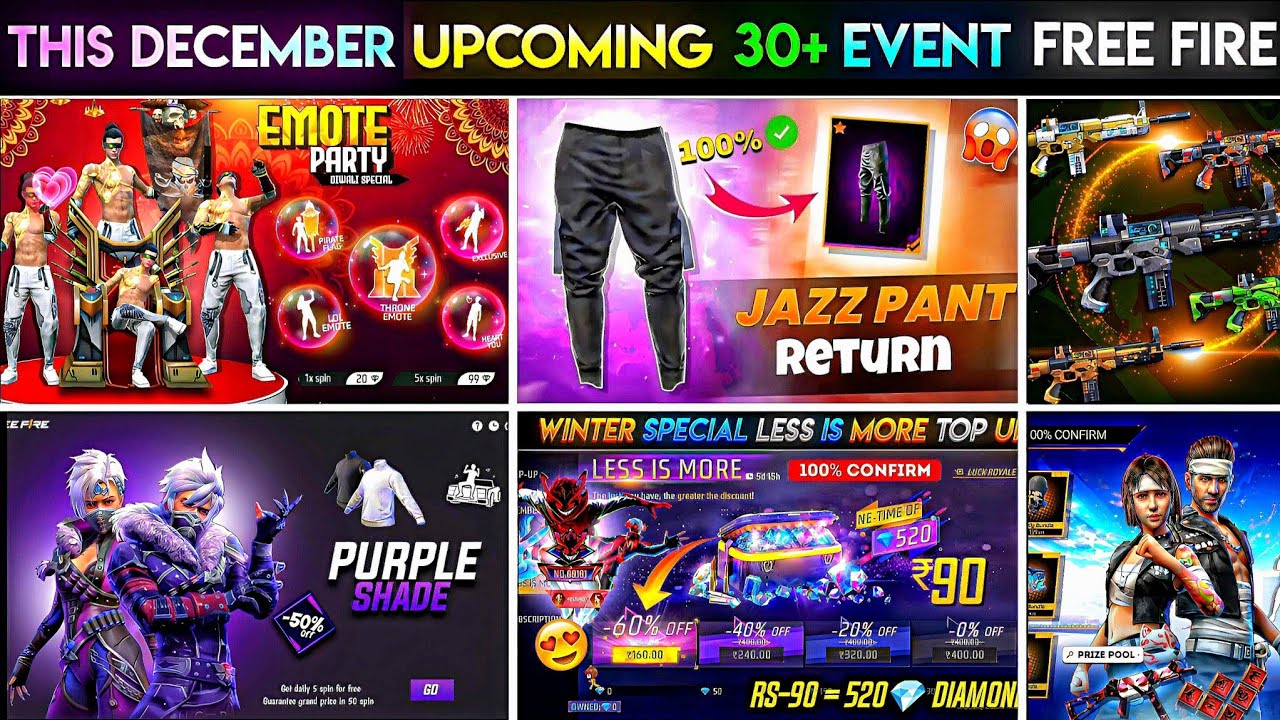 Upcoming Events in Free Fire 🤯🥳| Free Fire New Event | Ff New Event ...