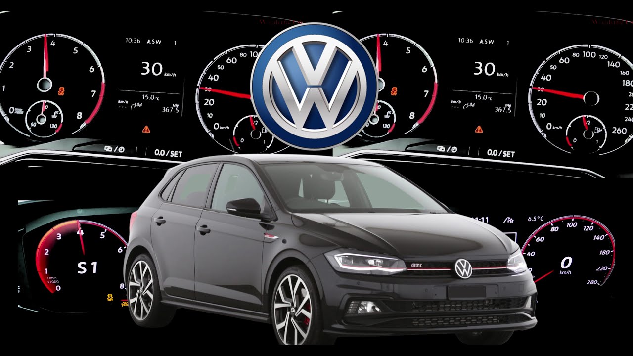 VW Polo Typ AW (2017–Present) Acceleration Battle: Small Car, Big Power ...