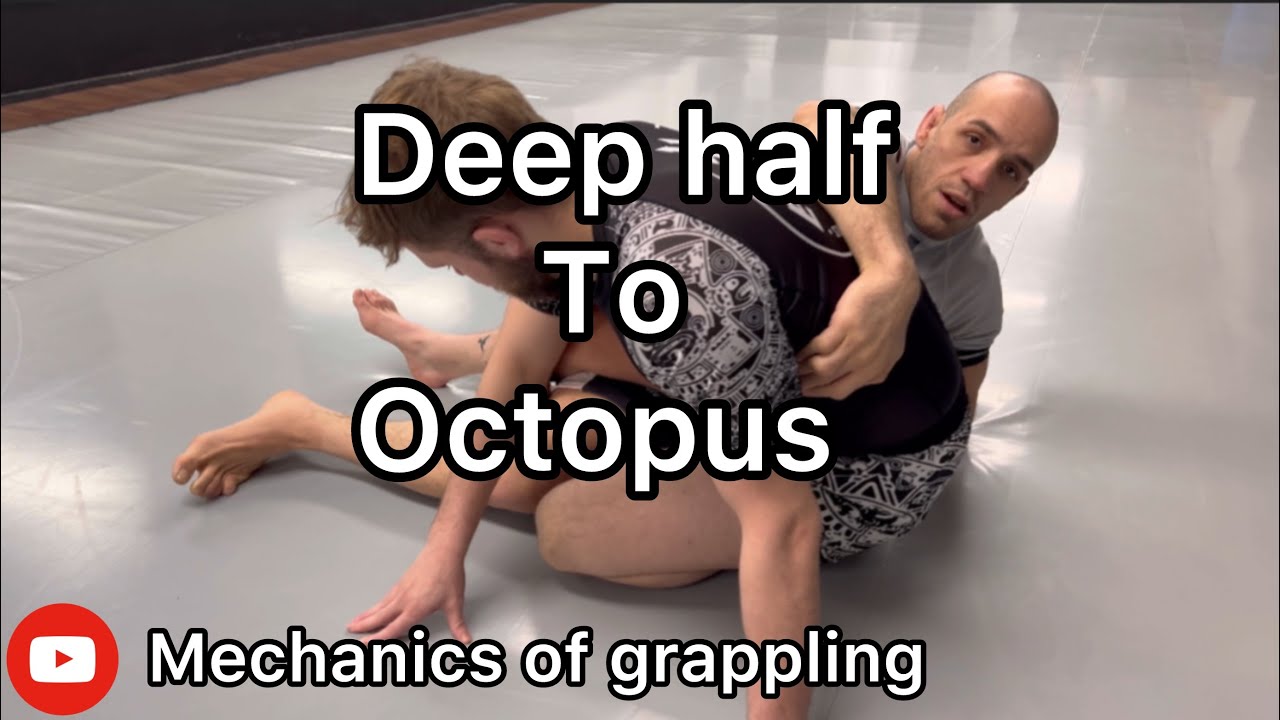 Deep half guard to octopus guard - YouTube