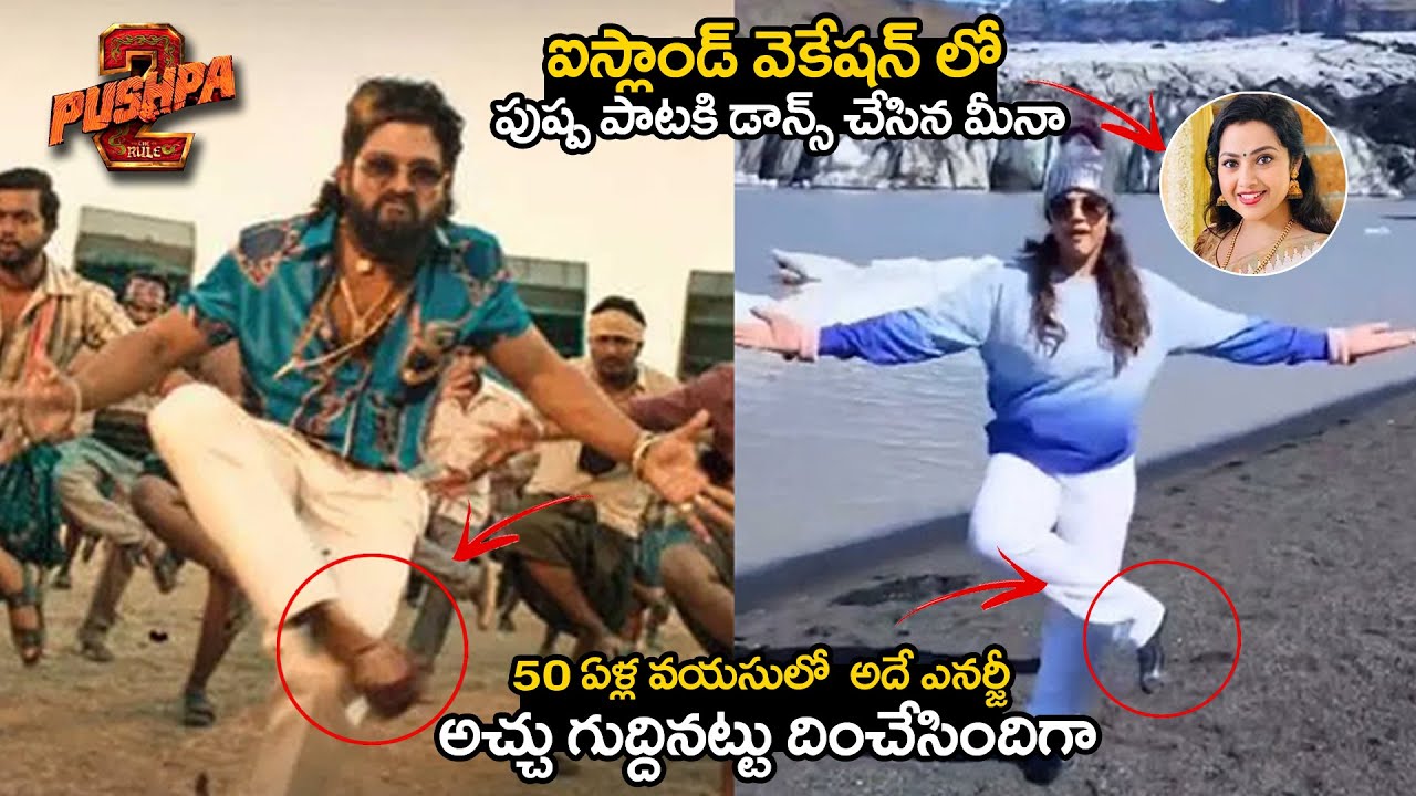 Pushpa Pushpa Song Dance By Meena🔥🔥 | Allu Arjun | Sukumar | DSP ...