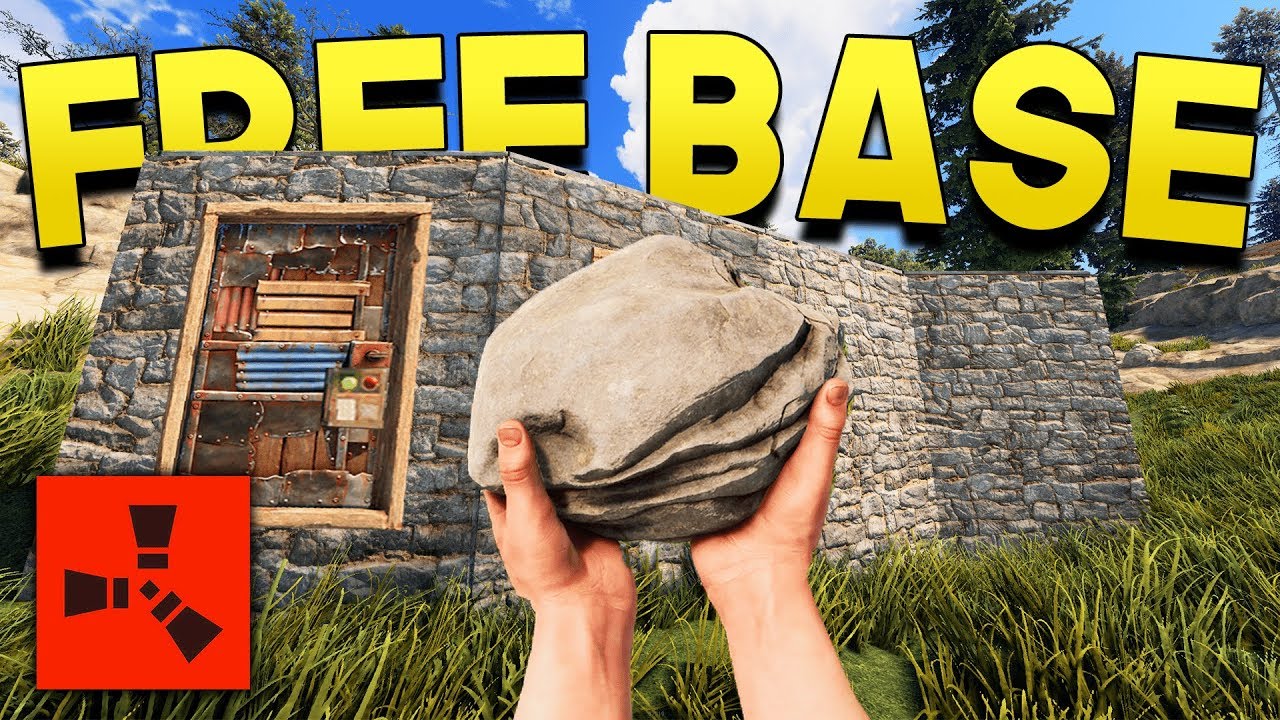 FREE BASE ON WIPE DAY! - Rust SOLO Gameplay - YouTube