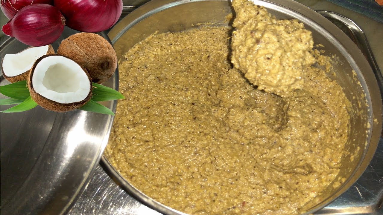 Kanda khobra che Vatan / Vatab | Onion - Coconut Masala paste | - YouTube