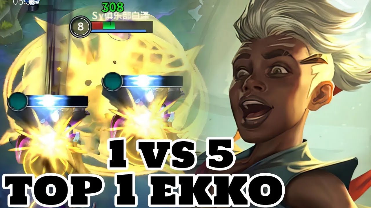 Wild Rift Ekko - Top 1 Ekko Gameplay "Hard Carry" Rank Grandmaster ...