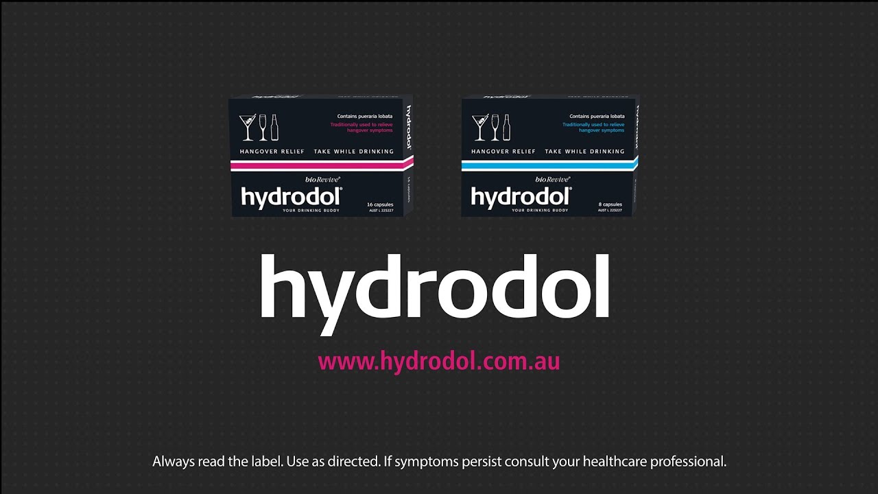 Hydrodol Hangover Relief TV Ad - YouTube
