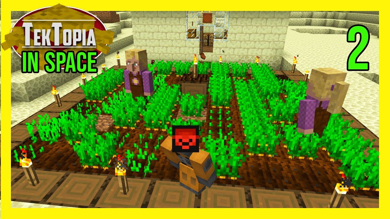 Progress and Finally some Villagers | Tektopia in space Ep 02 - YouTube