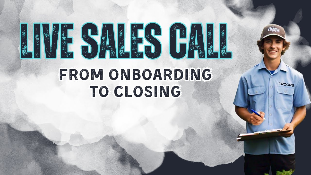 Live Sales Call | How to Get More Lawn Mowing Customers - YouTube
