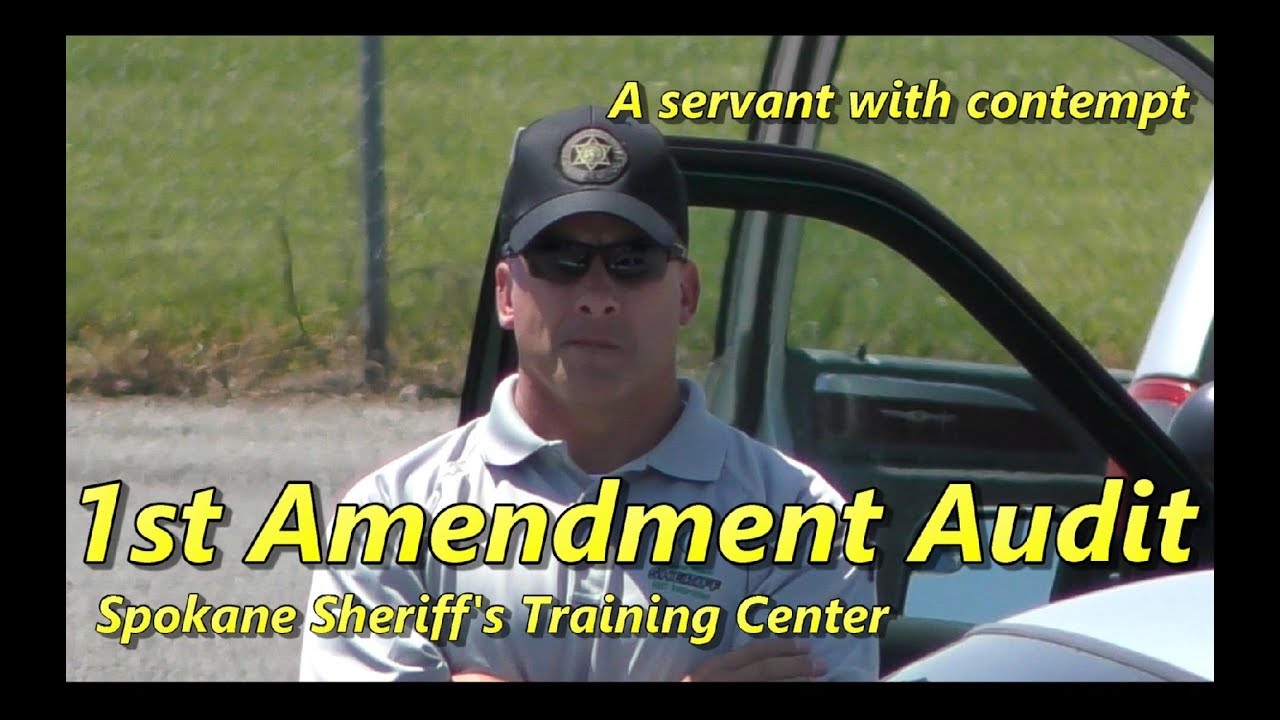 1st Amendment Audit Spokane Sheriff's Training Center - Class is in ...